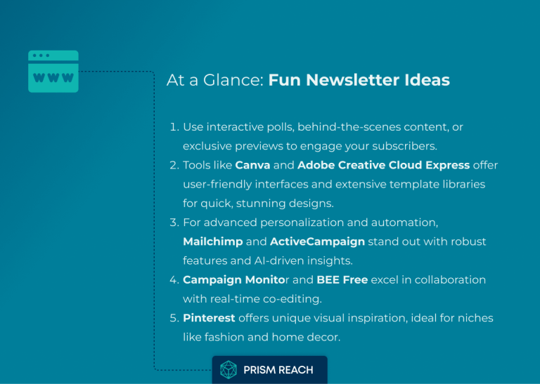 Spice Up Emails: Fun Newsletter Ideas to Engage Your Audience